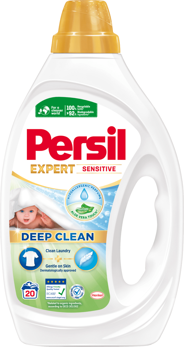 Persil Deep Clean tečni deterdžent za pranje veša Expert Sensitive, 900 ...