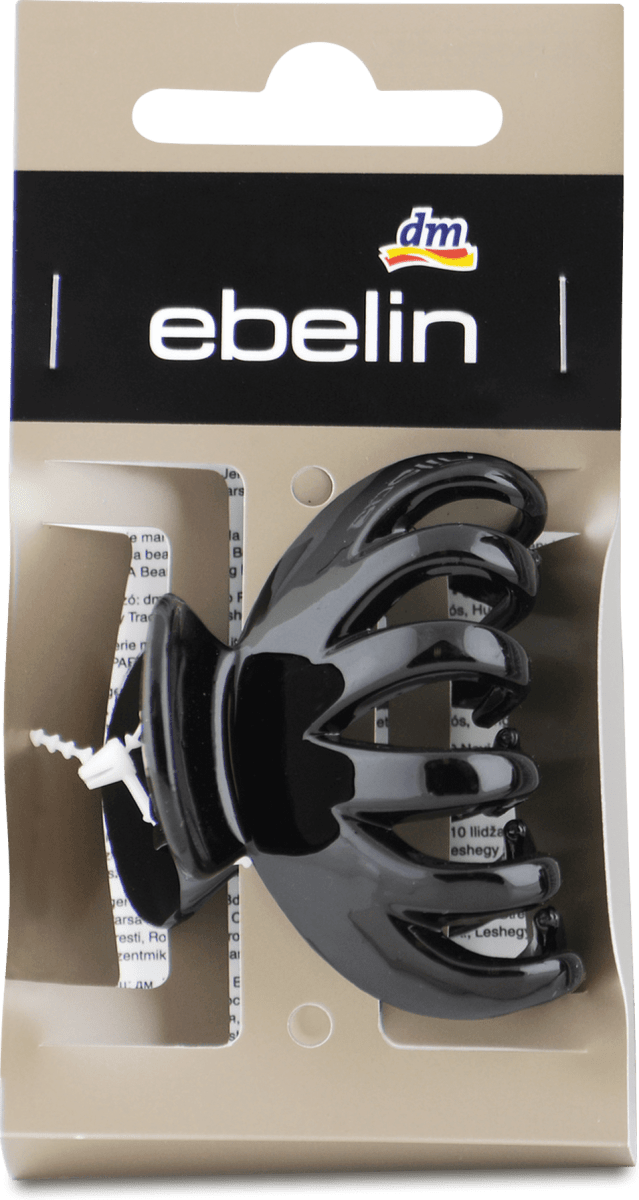 ebelin skřipec do vlasů černý, 1 ks | dm.cz