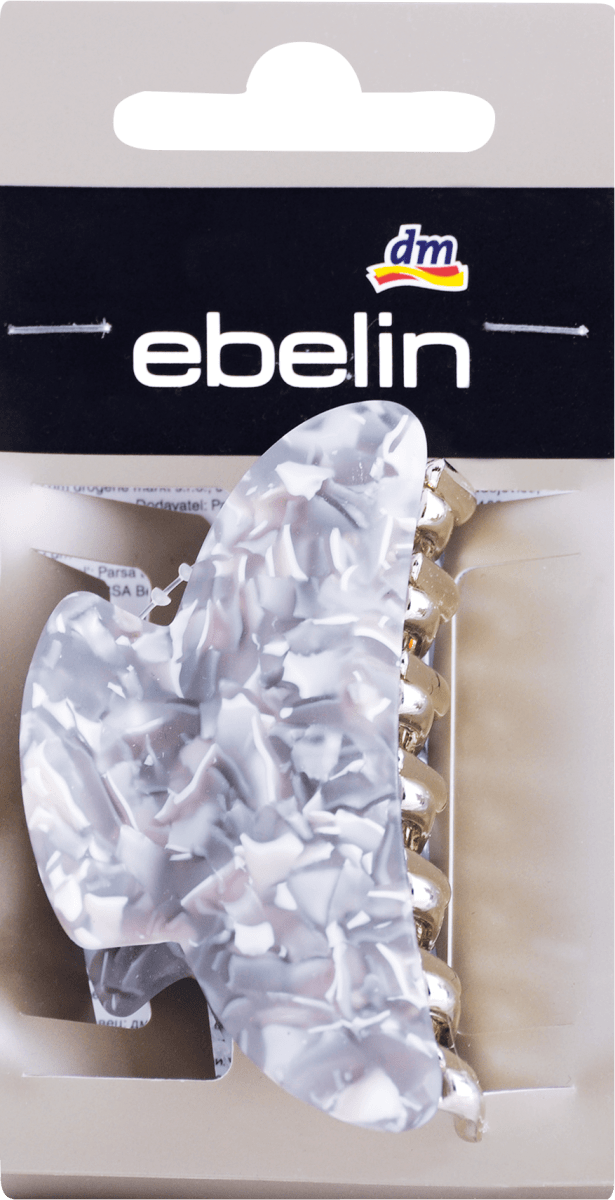 ebelin Štipec do vlasov veľký - strieborný, 1 ks | mojadm.sk