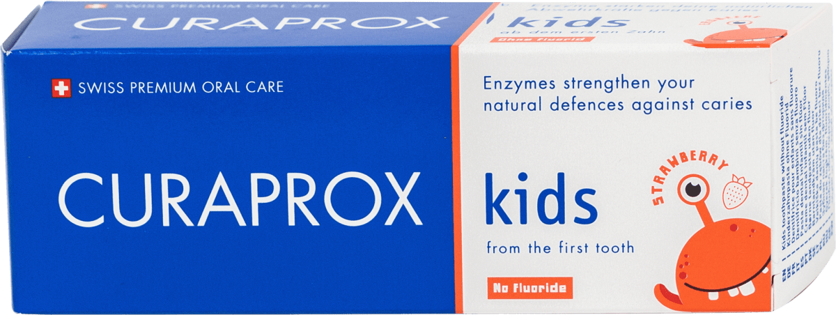 CURAPROX Dečija pasta za zube bez fluorida, od 0 meseci, 60 ml uvek ...