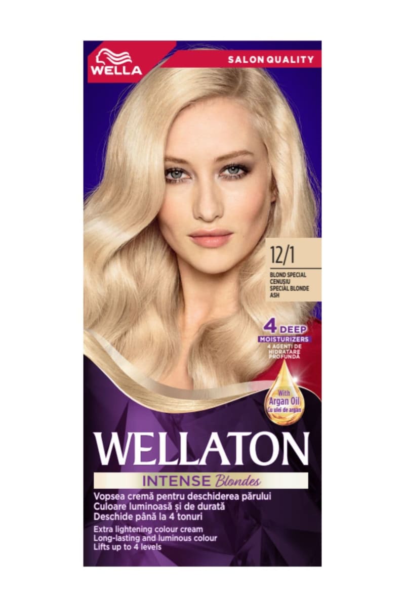 Wellaton Vopsea permanentă 12/1 Blond special cenușiu, 1 buc | dm.ro