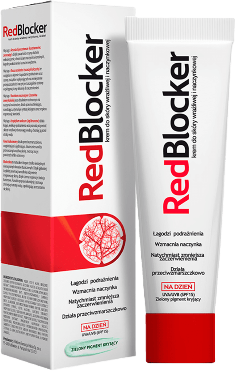 Redblocker Krem do skóry naczynkowej na dzień, SPF 15, 50 ml kupuj w ...