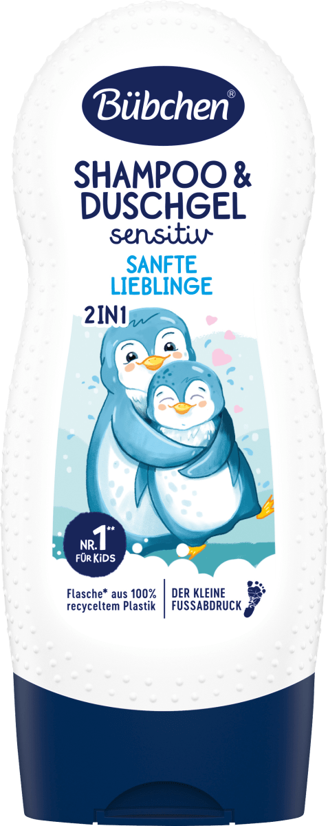 Bübchen Kinder Shampoo & Duschgel 2in1 Sanfte Lieblinge sensitiv, 230 ...