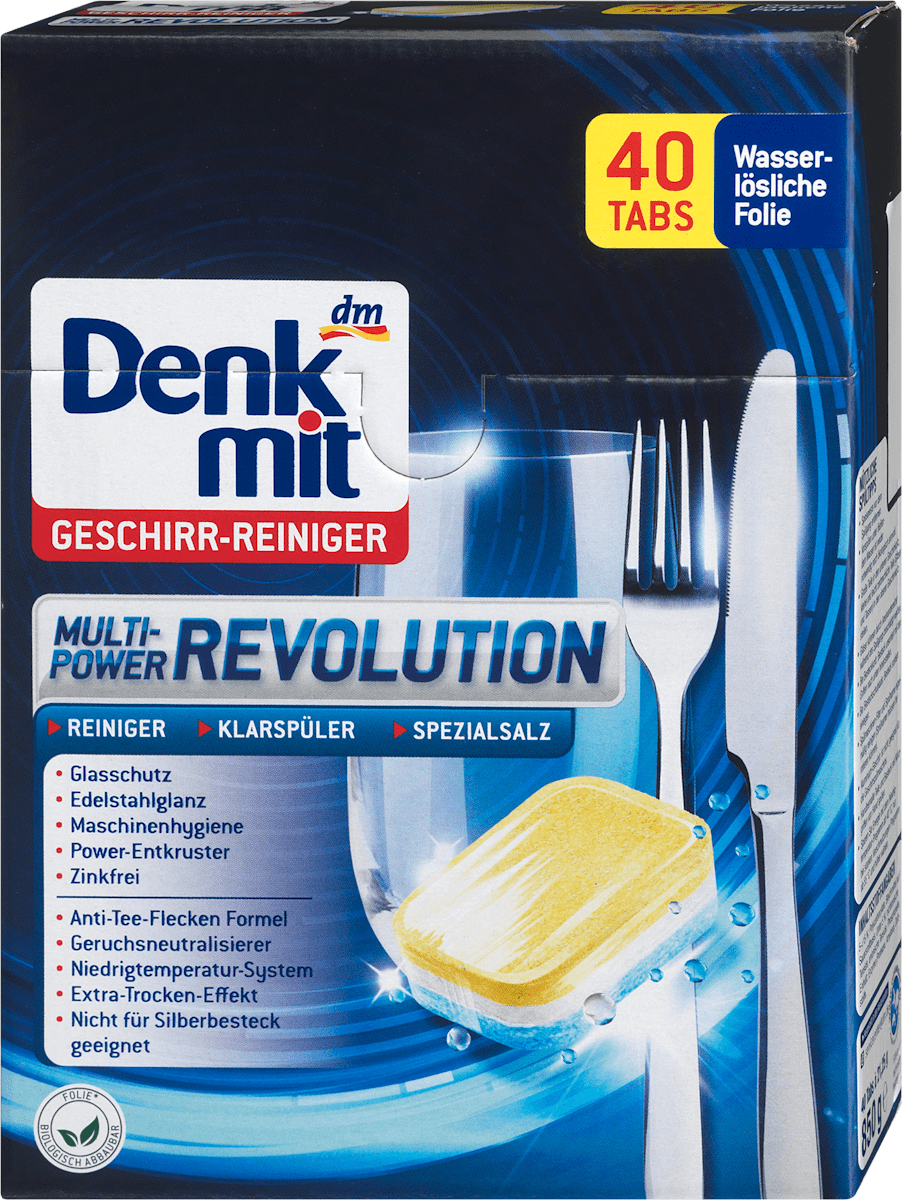 Denkmit tablety do myčky Multi Power Revolution 40 ks, 40 ks Nakoupit ...