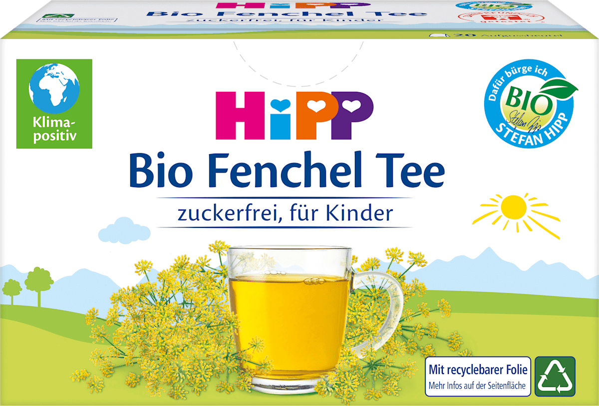 Hipp Bio Fenchel Tee, 20 Btl dm Dauerpreis: Immergünstig einkaufen | dm.at