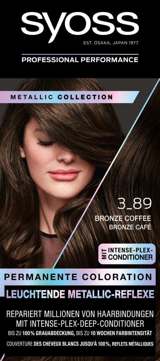 Syoss Haarfarbe Metallic 3_89 Bronze Coffee, 1 St dauerhaft günstig ...
