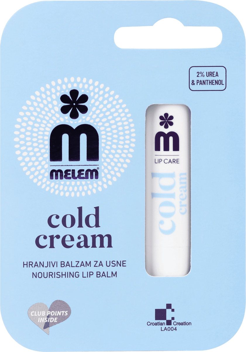 Melem Cold cream balzam za usne, 4,5 g | dm-drogeriemarkt.ba