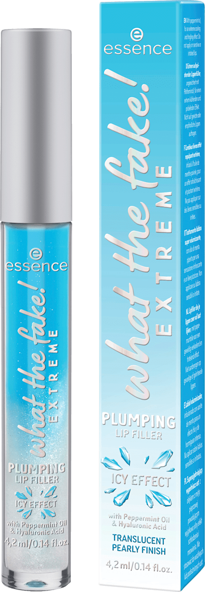 essence Luciu de buze Extreme what the fake! 02 Ice Ice Baby!, 4,2 ml ...