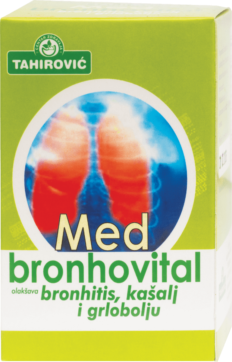 Tahirović Med bronhovital za bronhitis, kašalj i grlobolju, 250 g ...
