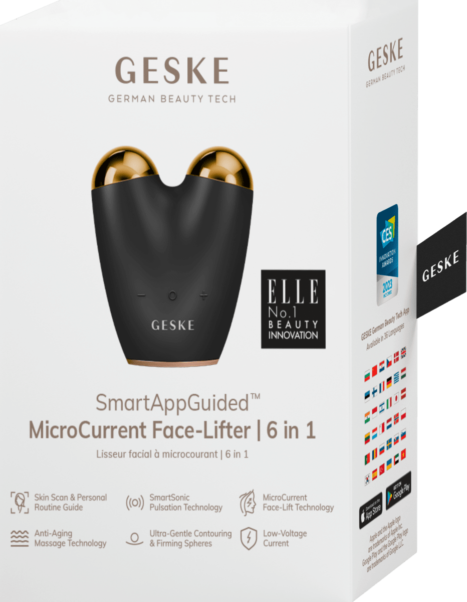 GESKE Sonický mikroprúdový pleťový lifting SmartAppGuided™ 6v1, 1 ks | mojadm.sk