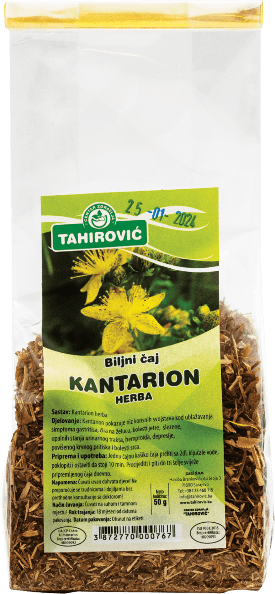 Tahirović Kantarion herba biljni čaj, 50 g trajno povoljna online ...