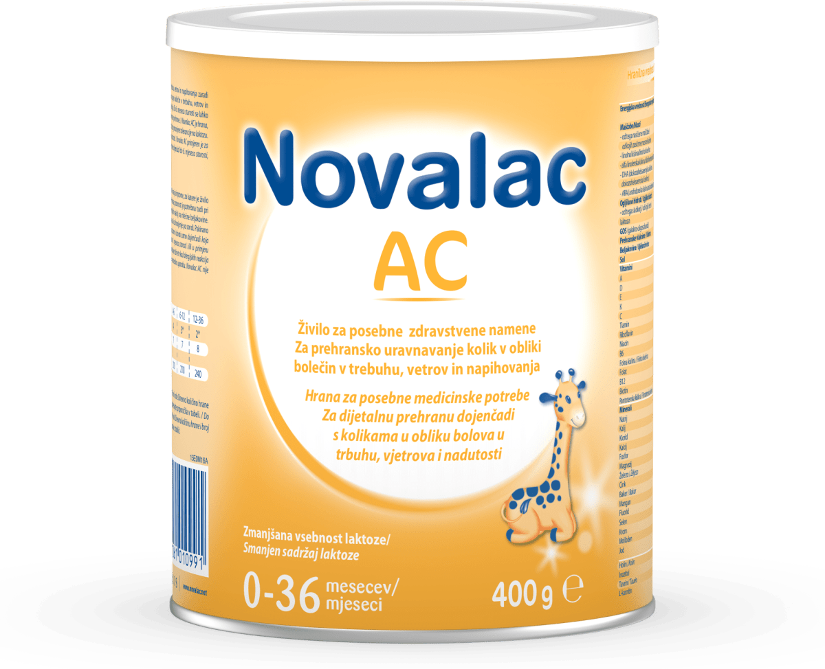 Novalac Početna mliječna hrana za dojenčad s kolikama AC, 0 - 36 ...
