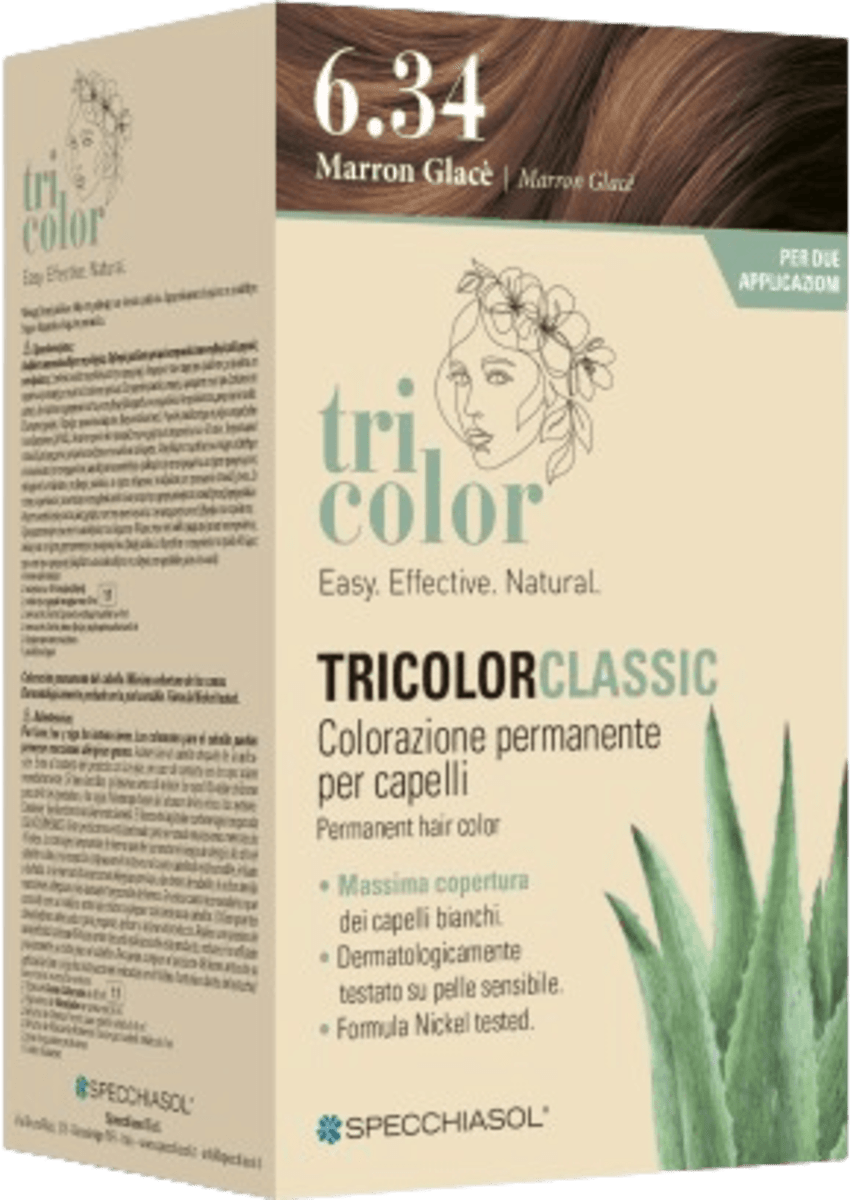SPECCHIASOL Tricolor boja za kosu – 6.34 Maron Glace, 232 ml | dm.hr