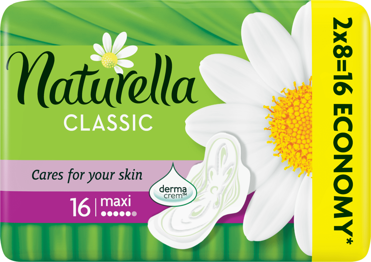 Naturella Classic higijenski ulošci maxi, 16 kom. | dm-drogeriemarkt.ba