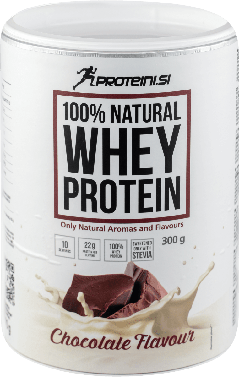 proteini.si 100% NATURAL WHEY PROTEIN - Čokoladni ukus, 300 g | dm.rs