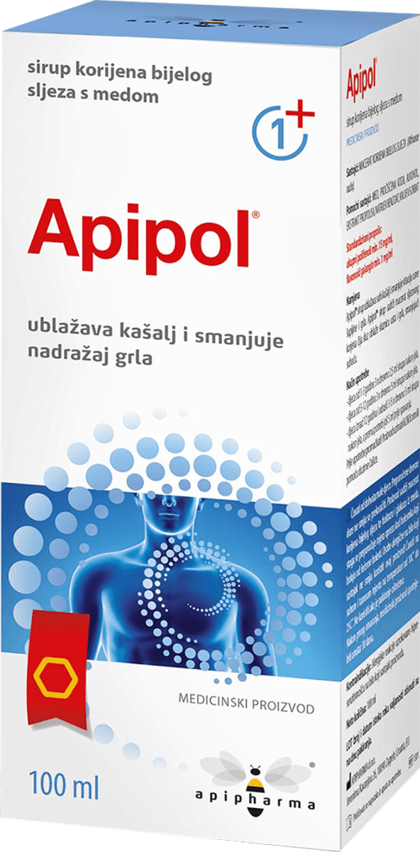 apipharma Apipol sirup protiv kašlja, 100 ml | dm.hr