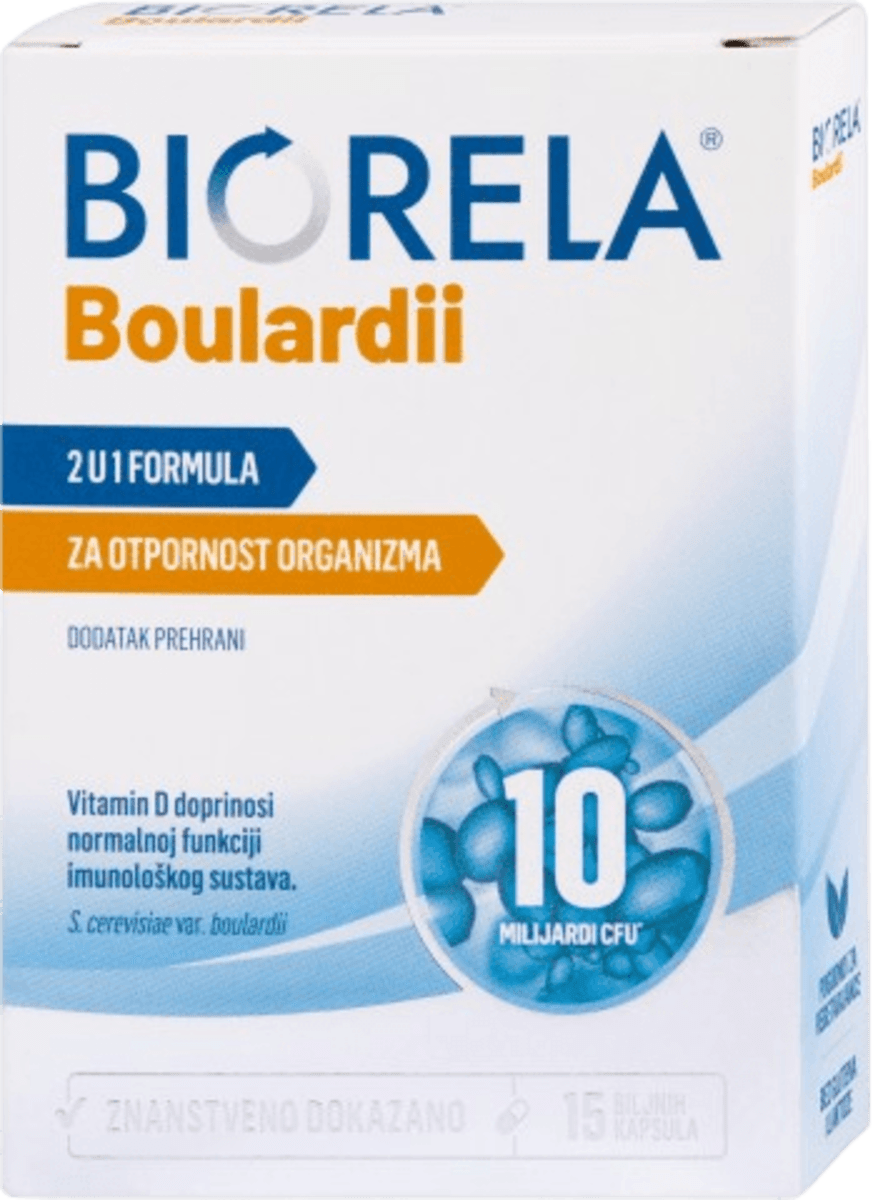 BIORELA Boulardii 2u1 kapsule, 15 kom. | dm.hr