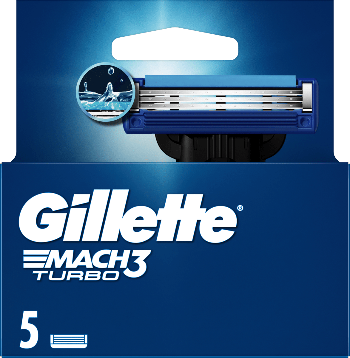 Gillette Mach3 britvice Turbo, 5 kom. | dm.hr