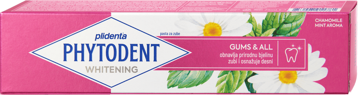 plidenta Phytodent Whitening pasta za zube Gums&All, 75 ml | dm.hr