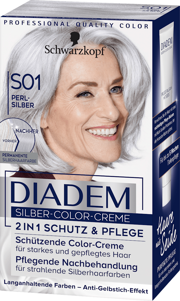 Schwarzkopf Diadem Silber-Color-Creme S01 Perlsilber, 1 St | dm.at