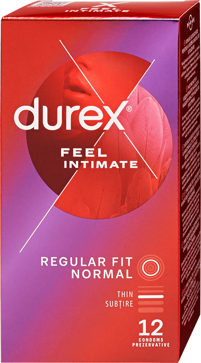 Durex Óvszer Feel Intimate, 12 db Vásároljon tartósan kedvező áron ...