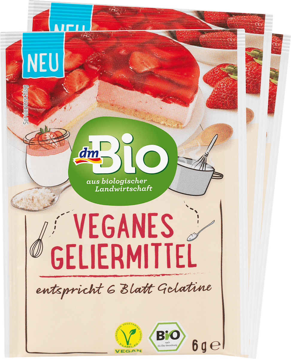 dmBio Geliermittel, vegan (3x6 g), 18 g dauerhaft günstig online kaufen ...