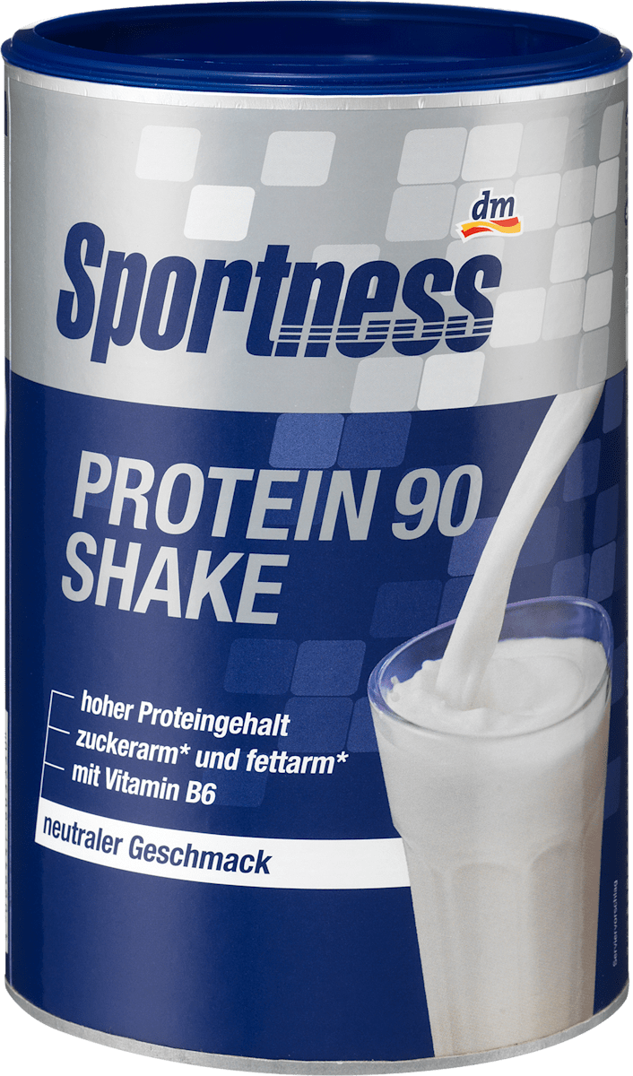 Sportness Proteinpulver 90 Shake Neutraler Geschmack, 300 g dm ...