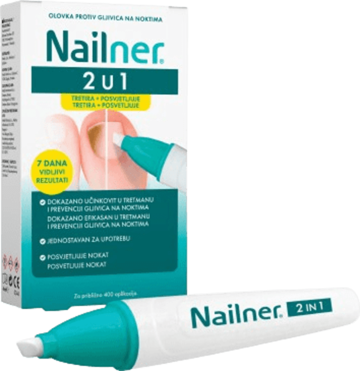 Nailner 2u1 olovka protiv gljivica na noktima, 4 ml | dm.hr