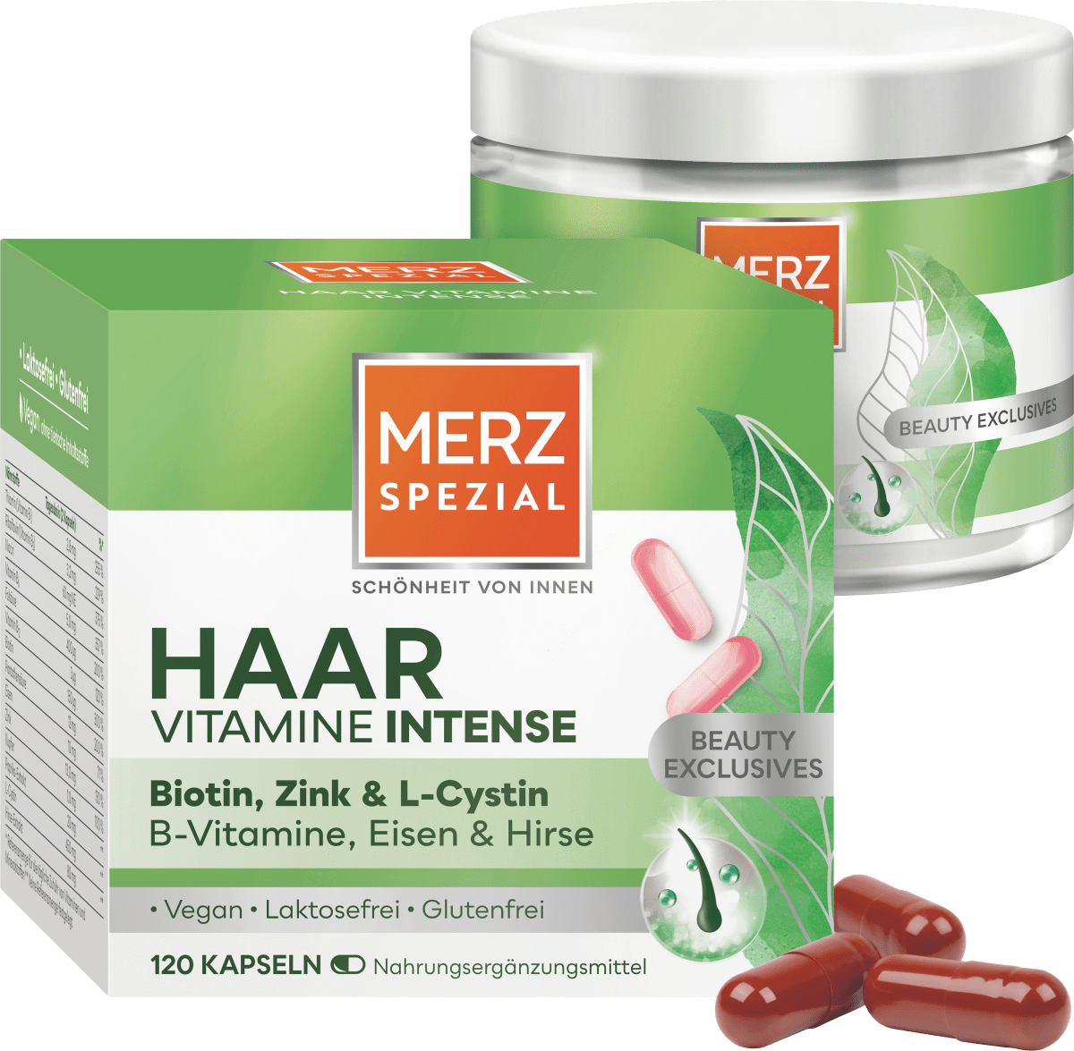 Merz Spezial Haar Vitamine Intense Kapseln 120 St, 71 g dauerhaft ...