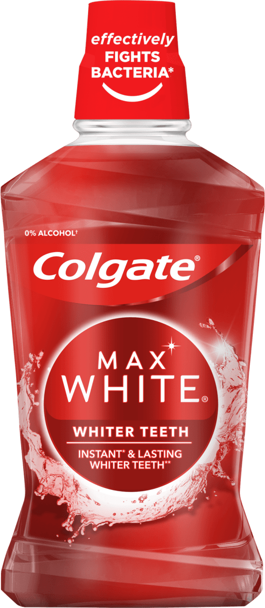 Colgate ústní voda Max White, 500 ml Nakoupit výhodně online | dm.cz