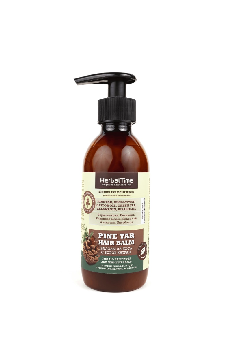 Herbal Тime Балсам за коса Pine Tar с боров катран, 240 ml Пазарувайте трайно изгодно онлайн ...