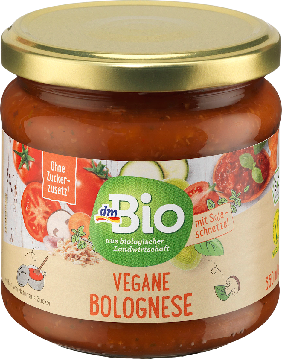 dmBio Tomatensauce Vegane Bolognese, 350 ml | dm.at