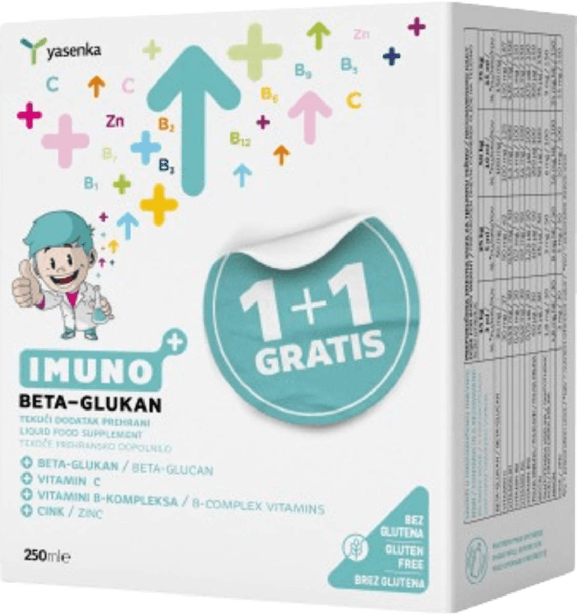 yasenka Imuno beta-glukan junior, 2 kom., 125 ml | dm.hr