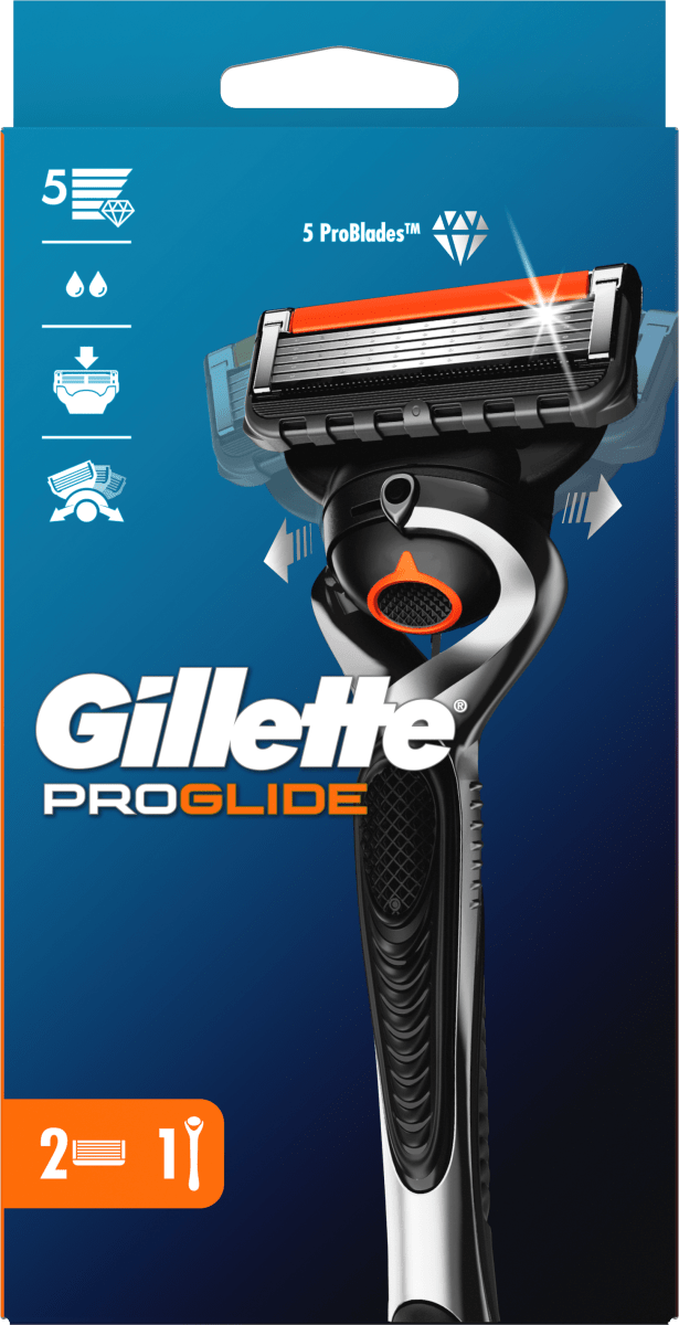 Gillette Система за бръснене Proglide + 2 ножчета, 1 бр. Пазарувайте ...