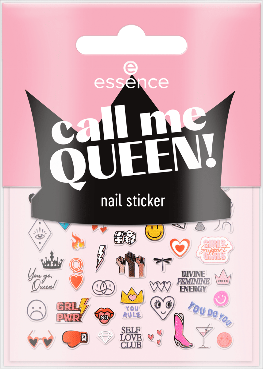essence Sticker pentru unghii Call me QUEEN, 45 buc cumpără întotdeauna ...
