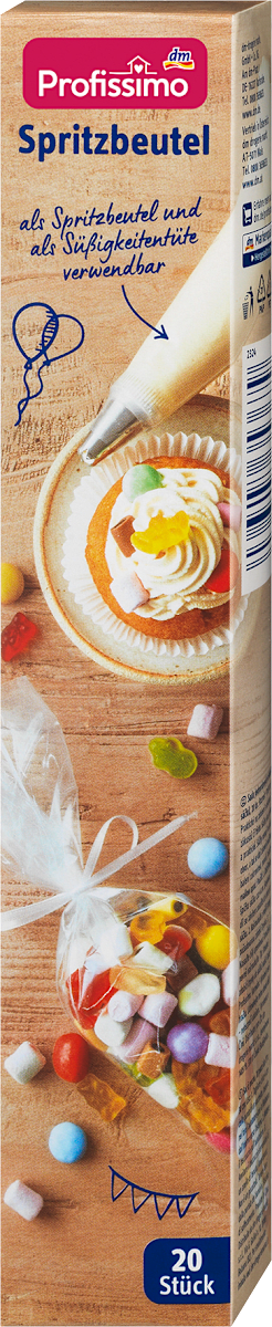 Profissimo Vrečke za dekoriranje, 20 kos vednougoden spletni nakup | dm.si