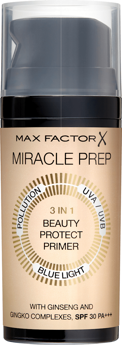 MAX FACTOR Primer Miracle Prep 3in1 Beauty Protect, LSF 30, 30 ml ...