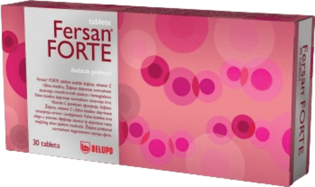 BELUPO Fersan Forte tablete, 30 kom. | dm.hr