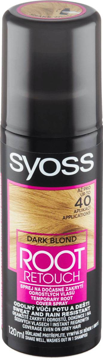 Syoss Root Retoucher Sprej Za Prekrivanje Izrastka Tamnoplava 120 Ml