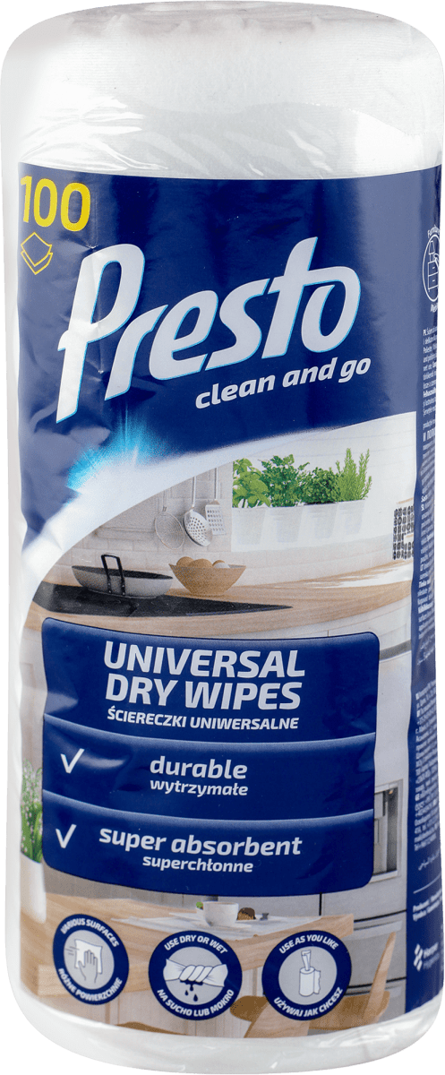 Presto clean and go univerzalne suve krpice za čišćenje, 1 kom uvek ...
