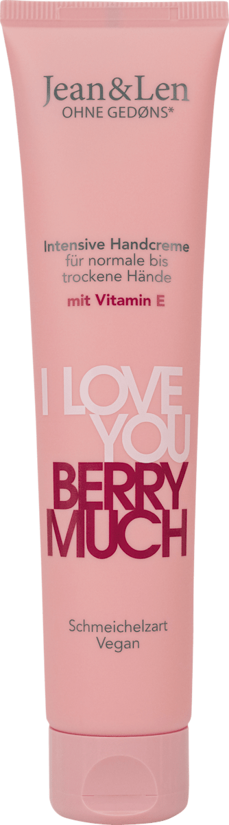 Jean&Len Handcreme "berry much" intensiv mit Vitamin E, 75 ml dauerhaft ...