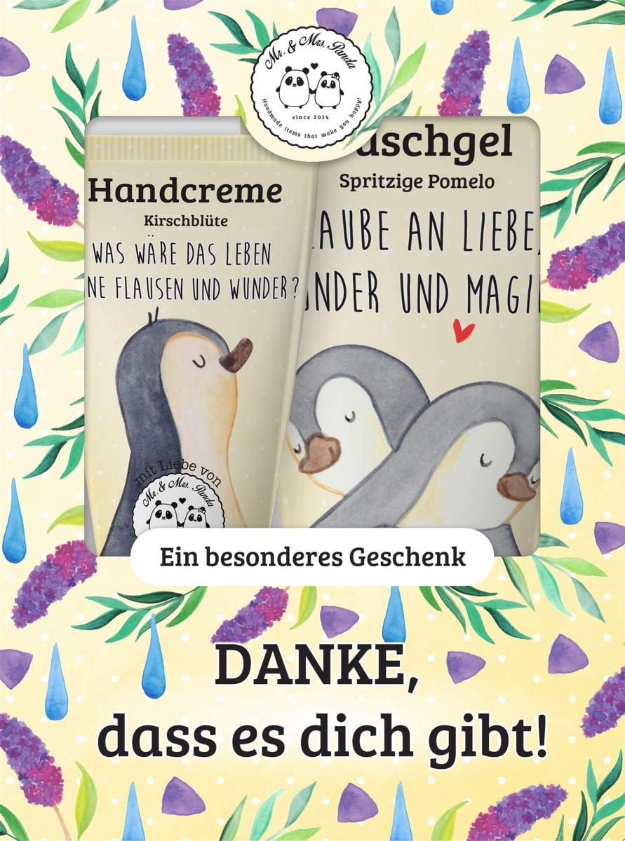 Mr. & Mrs. Panda Geschenkset Danke, dass es dich gibt, 200 ml | dm.at