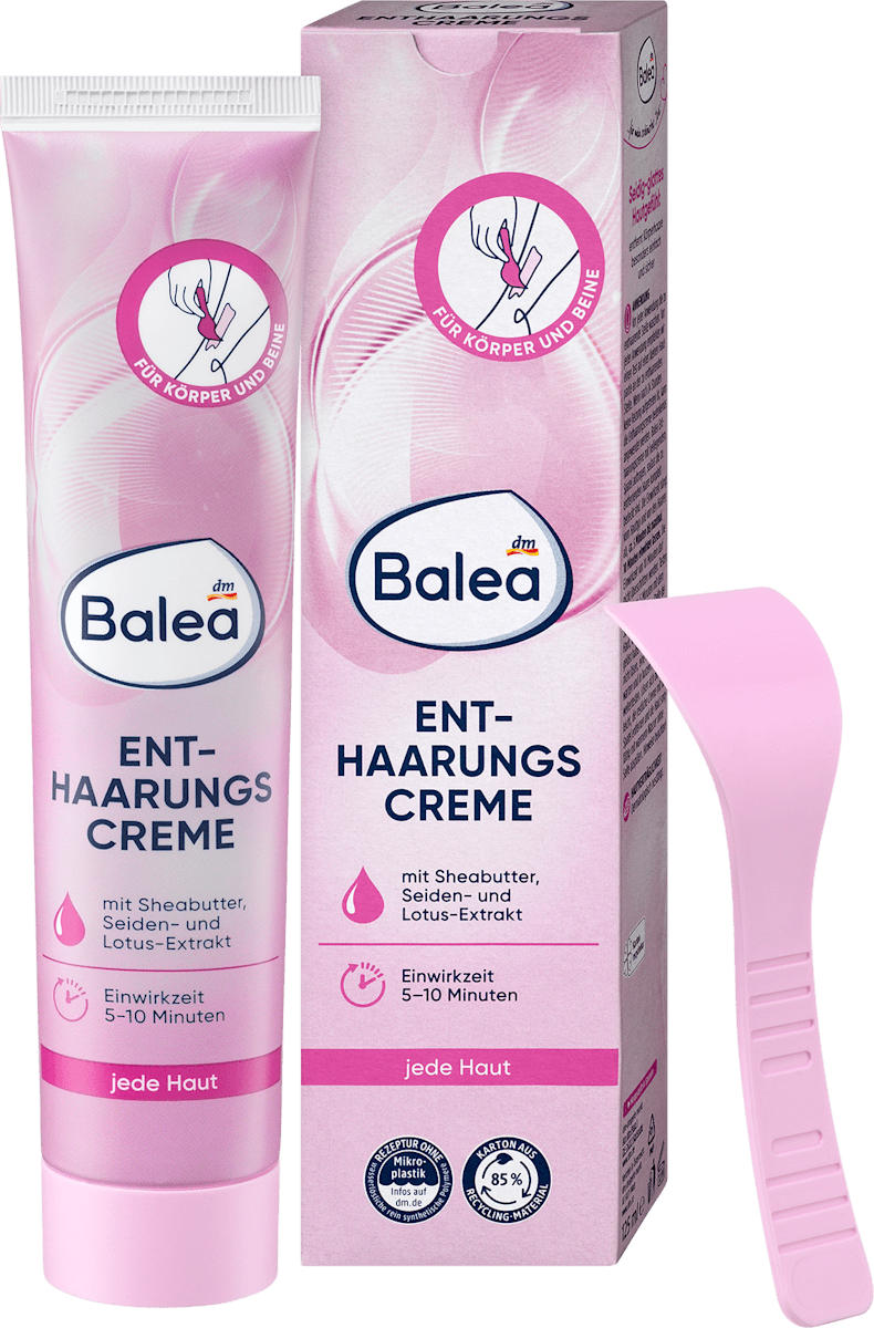 Balea Enthaarungscreme, 125 ml dm Dauerpreis: Immergünstig einkaufen | dm.at