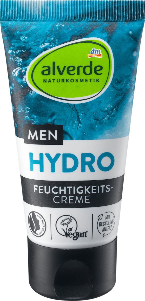 alverde MEN Gesichtscreme Hydro Nature Bio-Aloe Vera, 50 ml dauerhaft ...