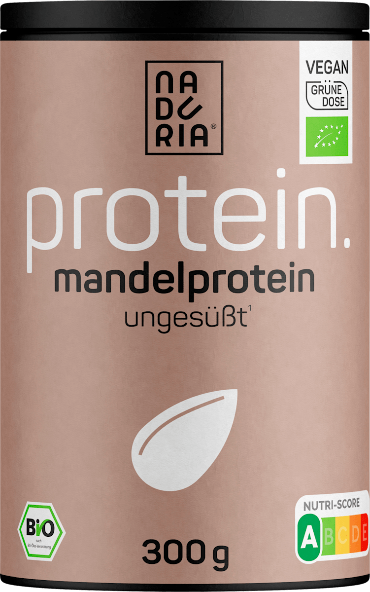Naduria Proteinpulver Mandelprotein, ungesüßt, 300 g dauerhaft günstig ...
