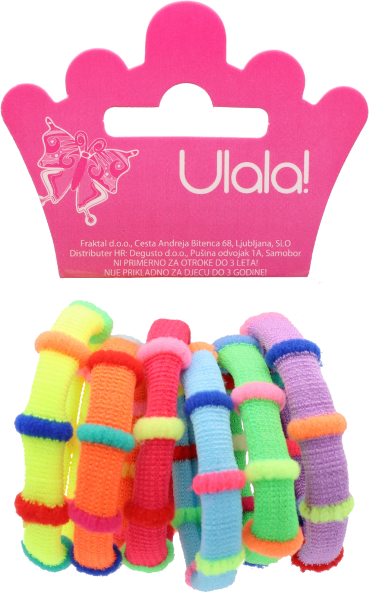Ulala! Pisane elastike za lase, več barv, 6 kos | dm.si