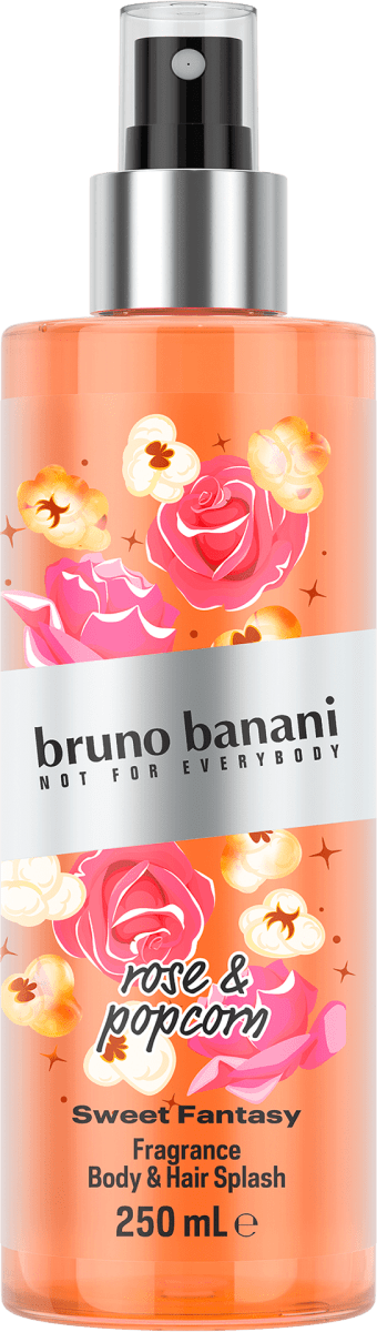 bruno banani Deodorant body mist rose&popcorn, 250 ml | dm.ro