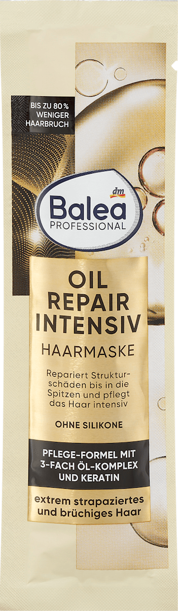 Balea Professional Haarmaske Oil Repair Intensiv, 20 ml dauerhaft günstig online kaufen | dm.de