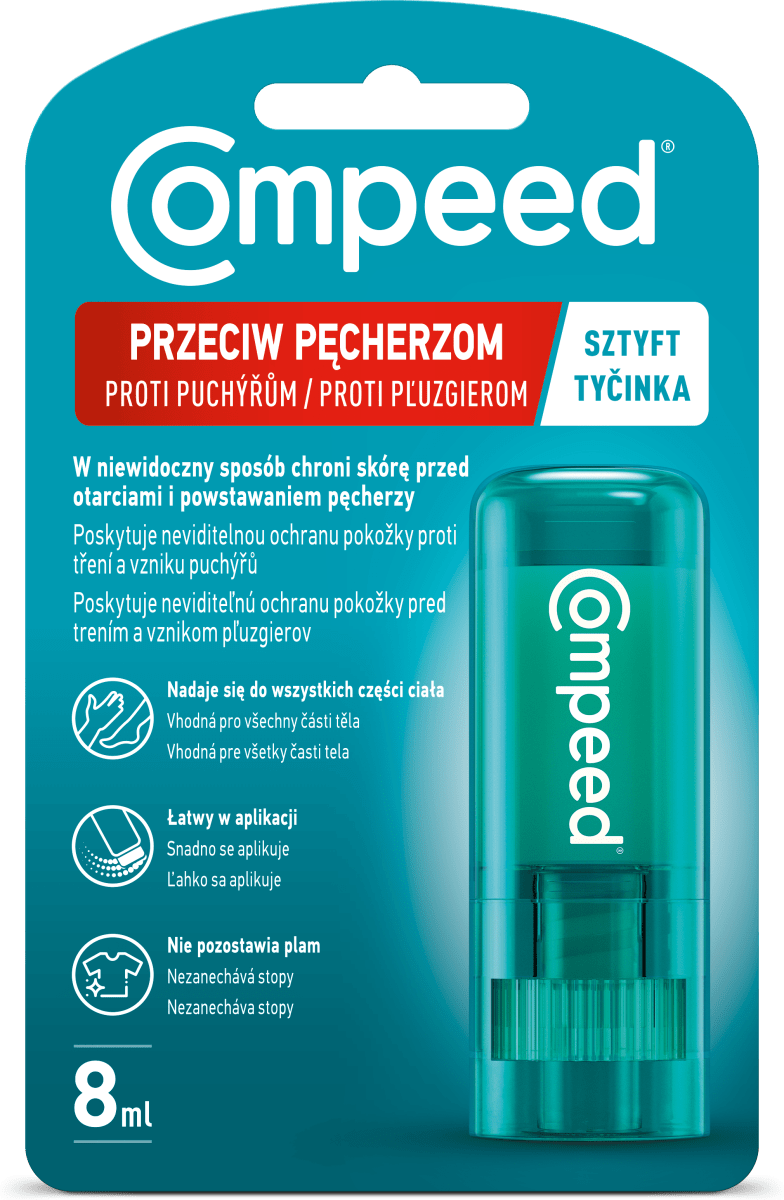 Compeed Sztyft przeciw otarciom, 8 ml kupuj w zawsze korzystnych cenach | dm.pl