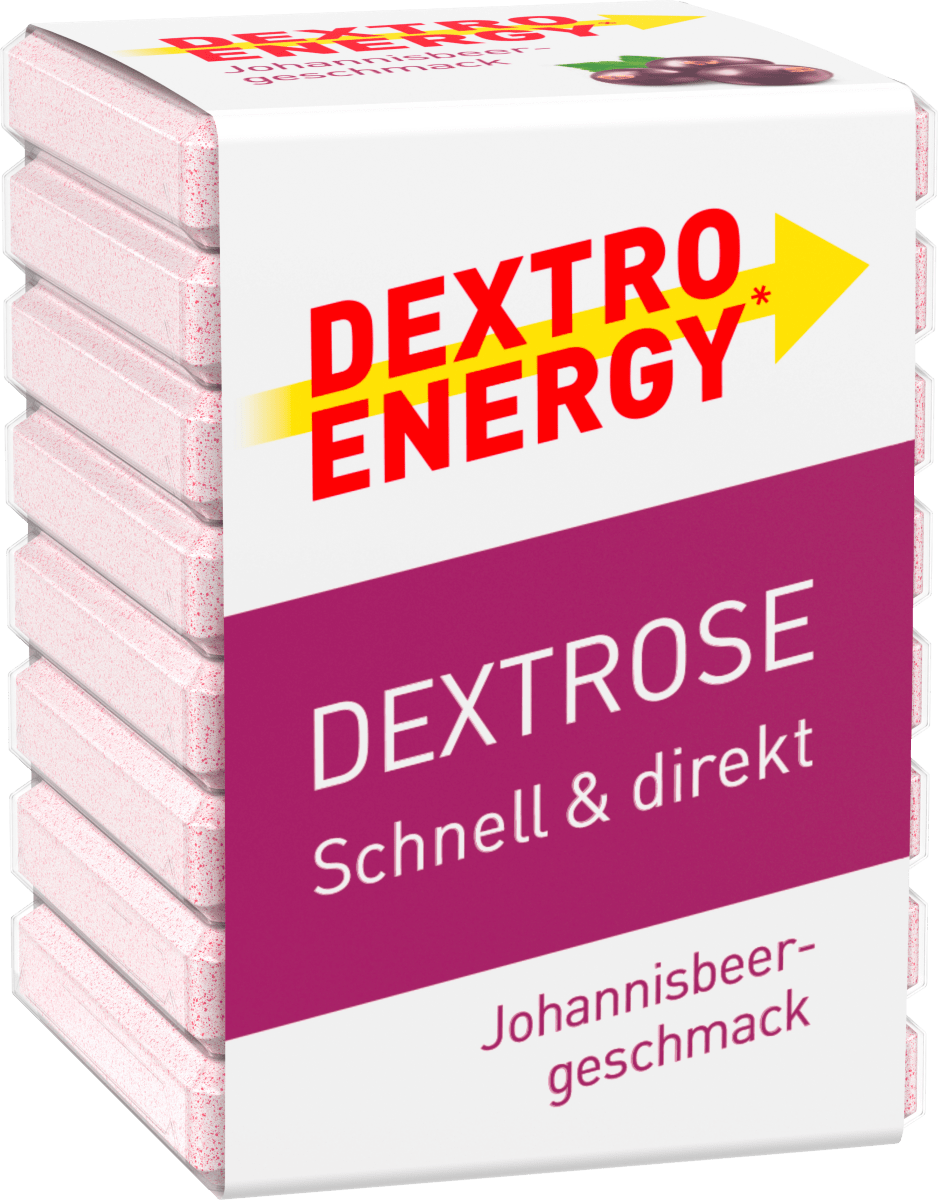 DEXTRO ENERGY Traubenzucker, Johannisbeere, 46 g dauerhaft günstig ...